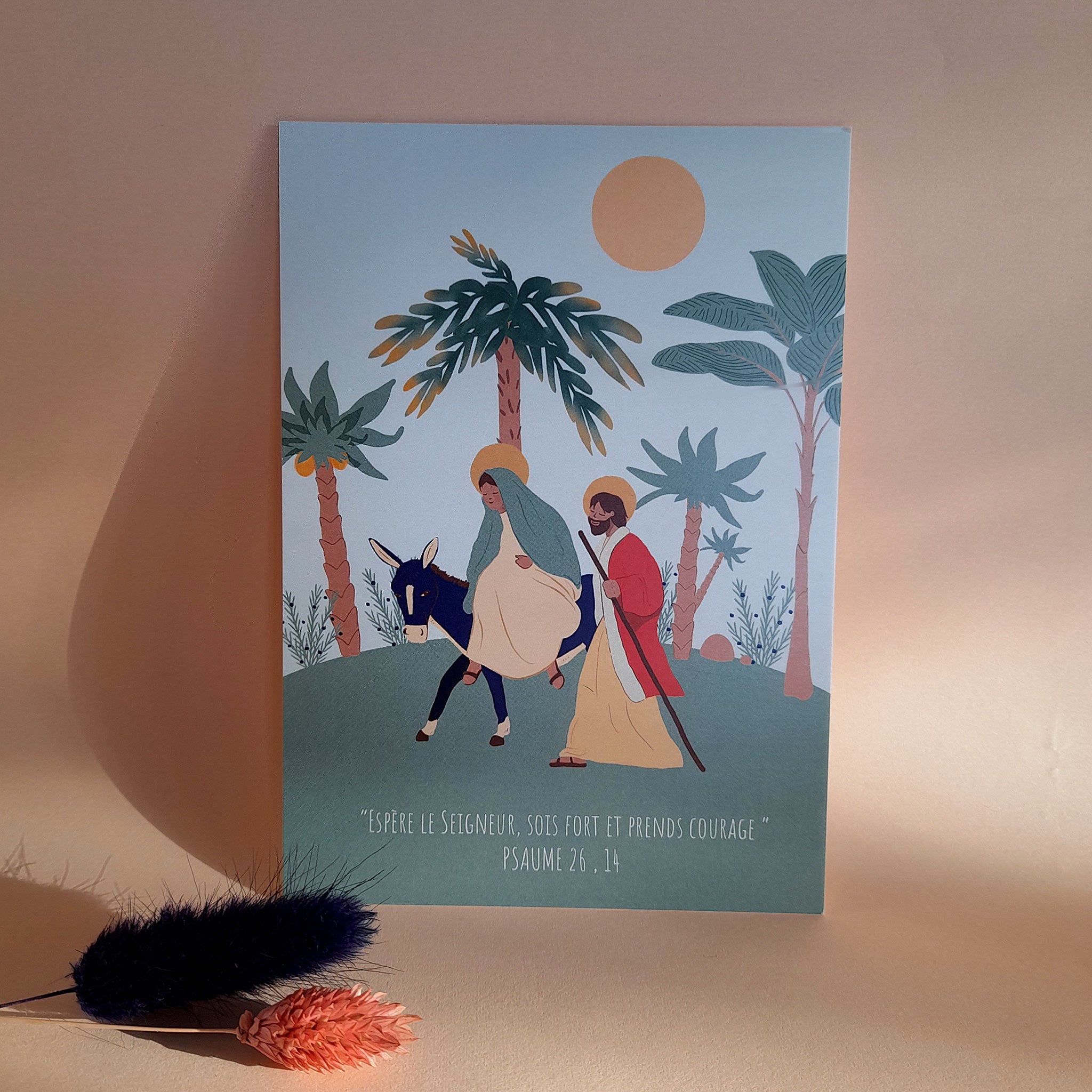 Carte Psaume 26:14 – Caladia